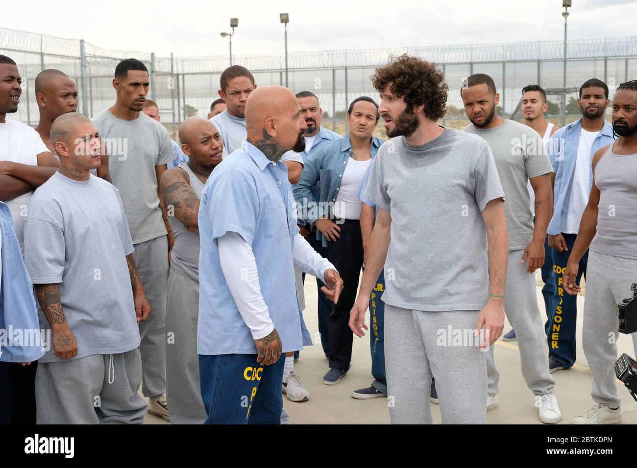 DAVE, foreground from left: Robert Lasardo, Dave Burd, Jail , (Season 1 ...