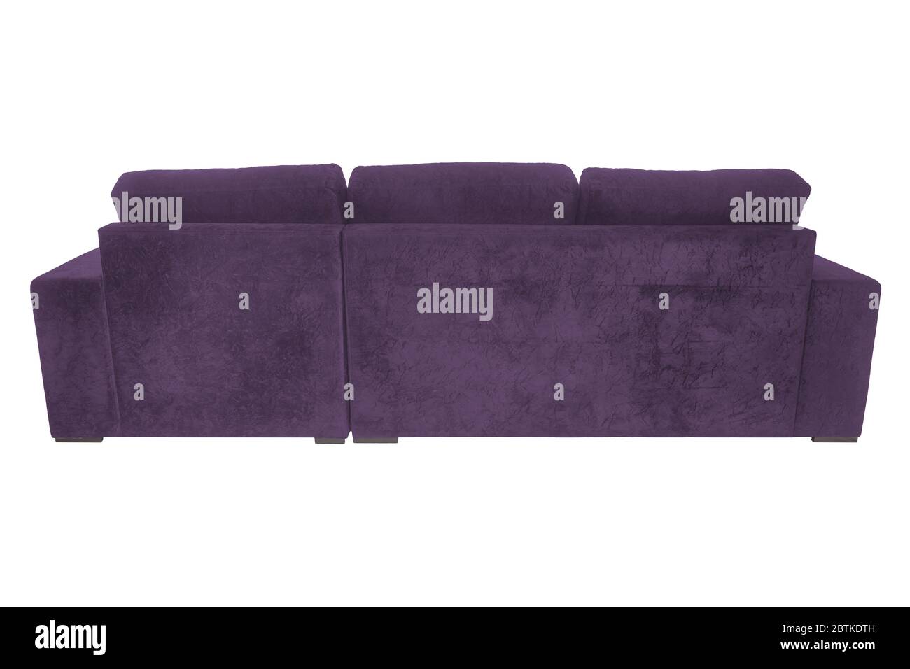 Studio shot of a beautiful modern sofa isolated on white background ...
