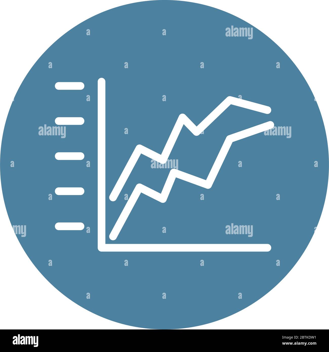 statistics graphic line style icon Stock Vector Image & Art - Alamy