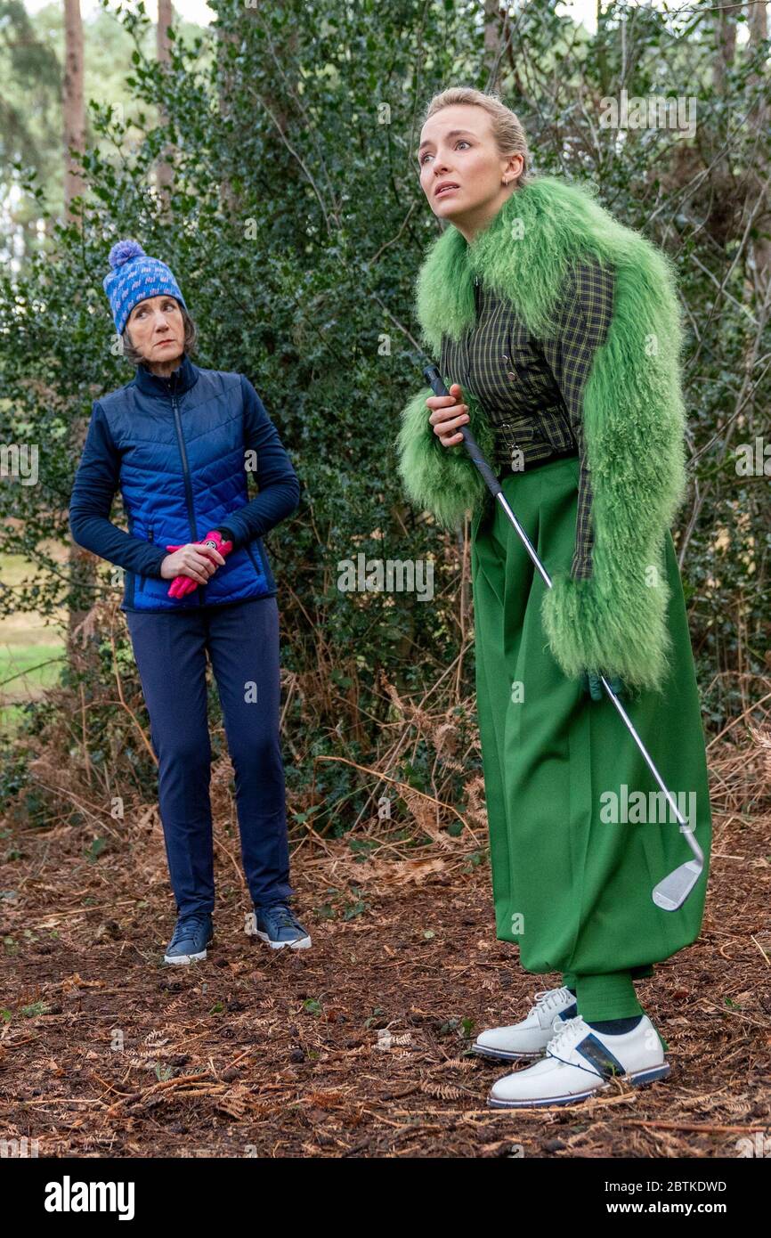 KILLING EVE, from left: Harriet Walter, Jodie Comer, Beautiful Monster ...
