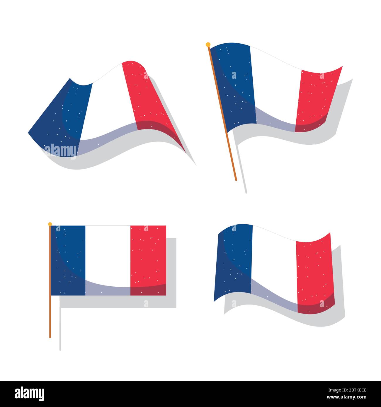 france flags design, Happy bastille day and french theme Vector ...