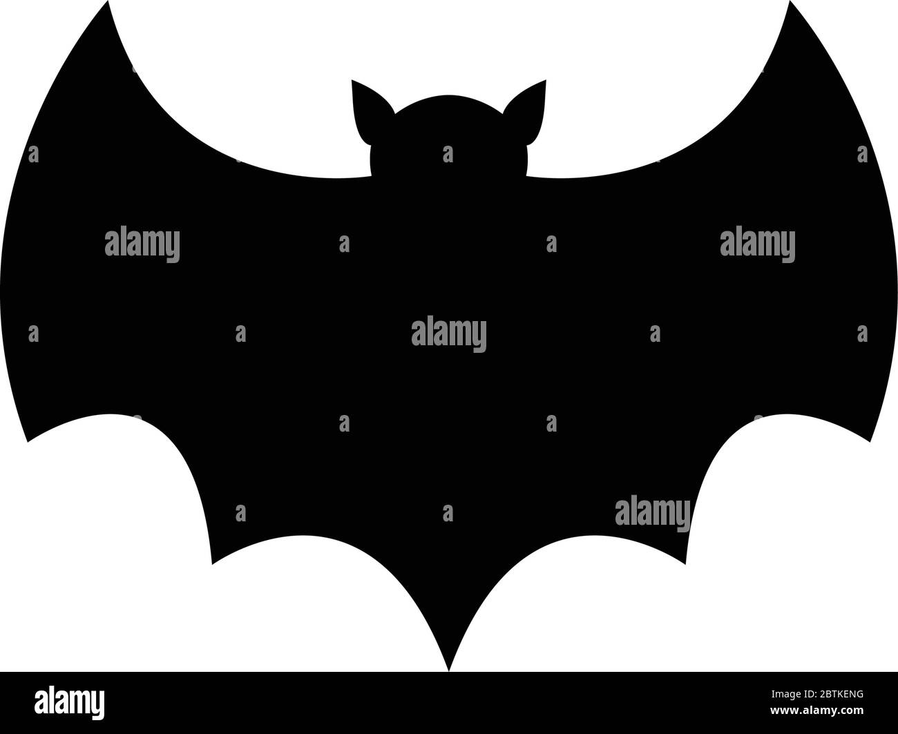 Bat icon vector sign cartoon Stock Vector Image & Art - Alamy