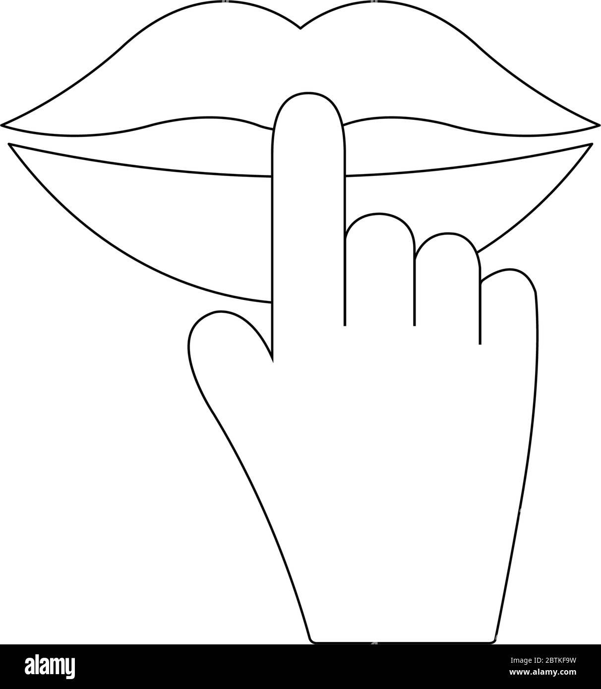 Soundless vector vectors Stock Vector Images - Alamy