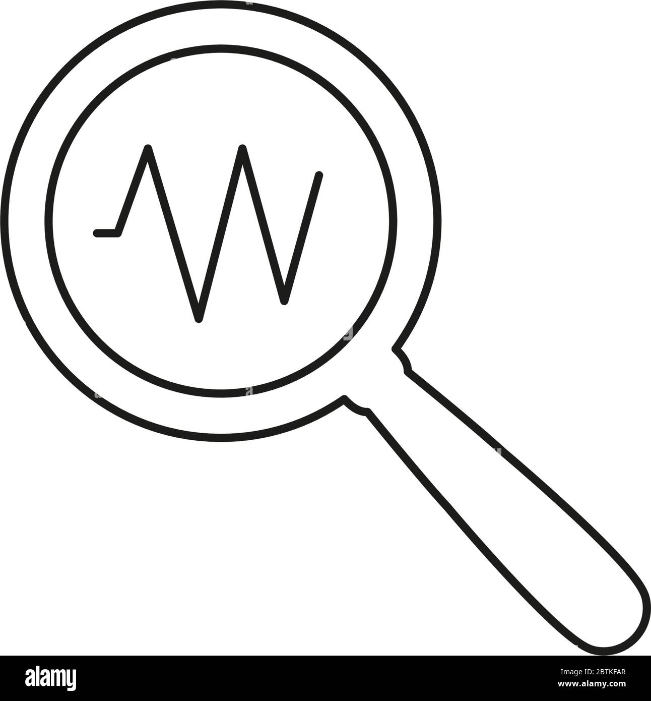 Analysis icon vector data sign Stock Vector Image & Art - Alamy
