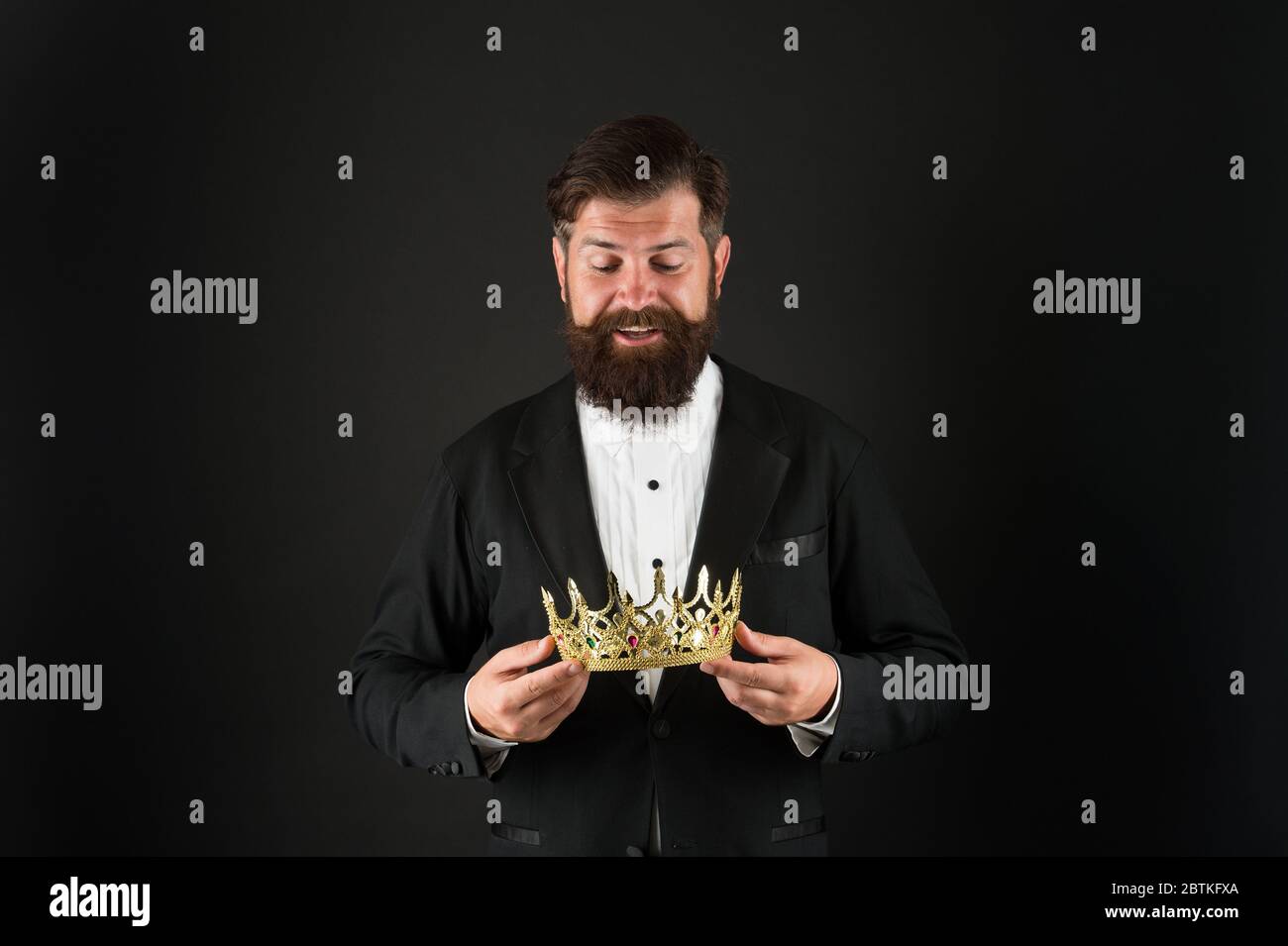 Reputation and status. Now come and make it worth. Crown in hands ...