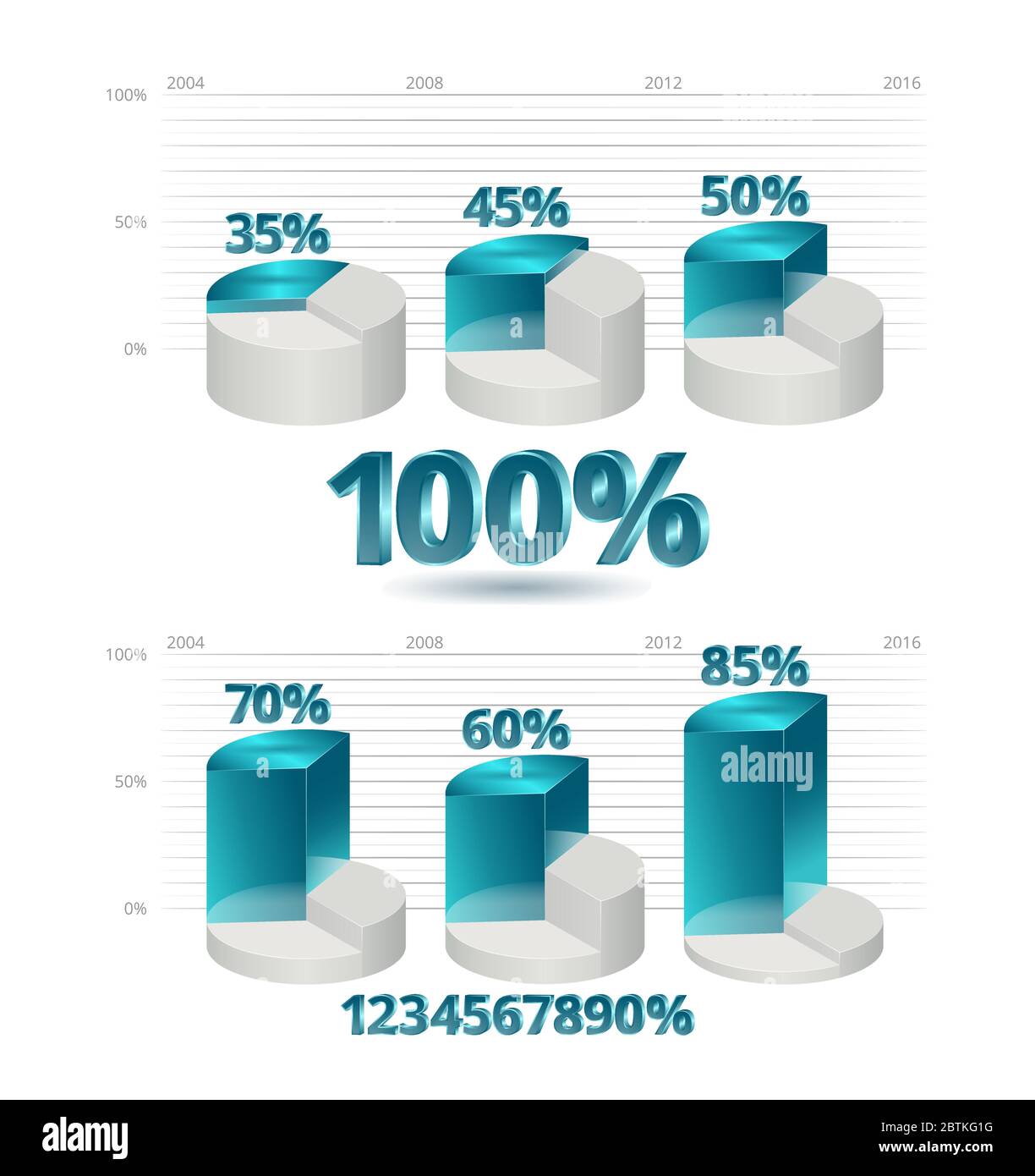 stock vector infografics interest background platinum and blue colors ...