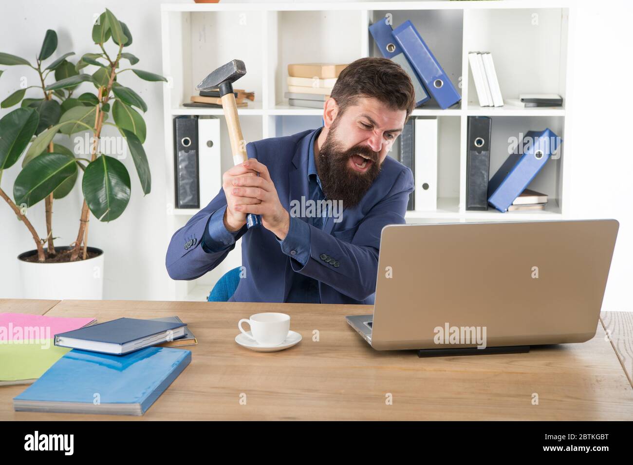 Annoyed User Slow Internet Connection Outdated Software Computer Lag Lagging System Hate