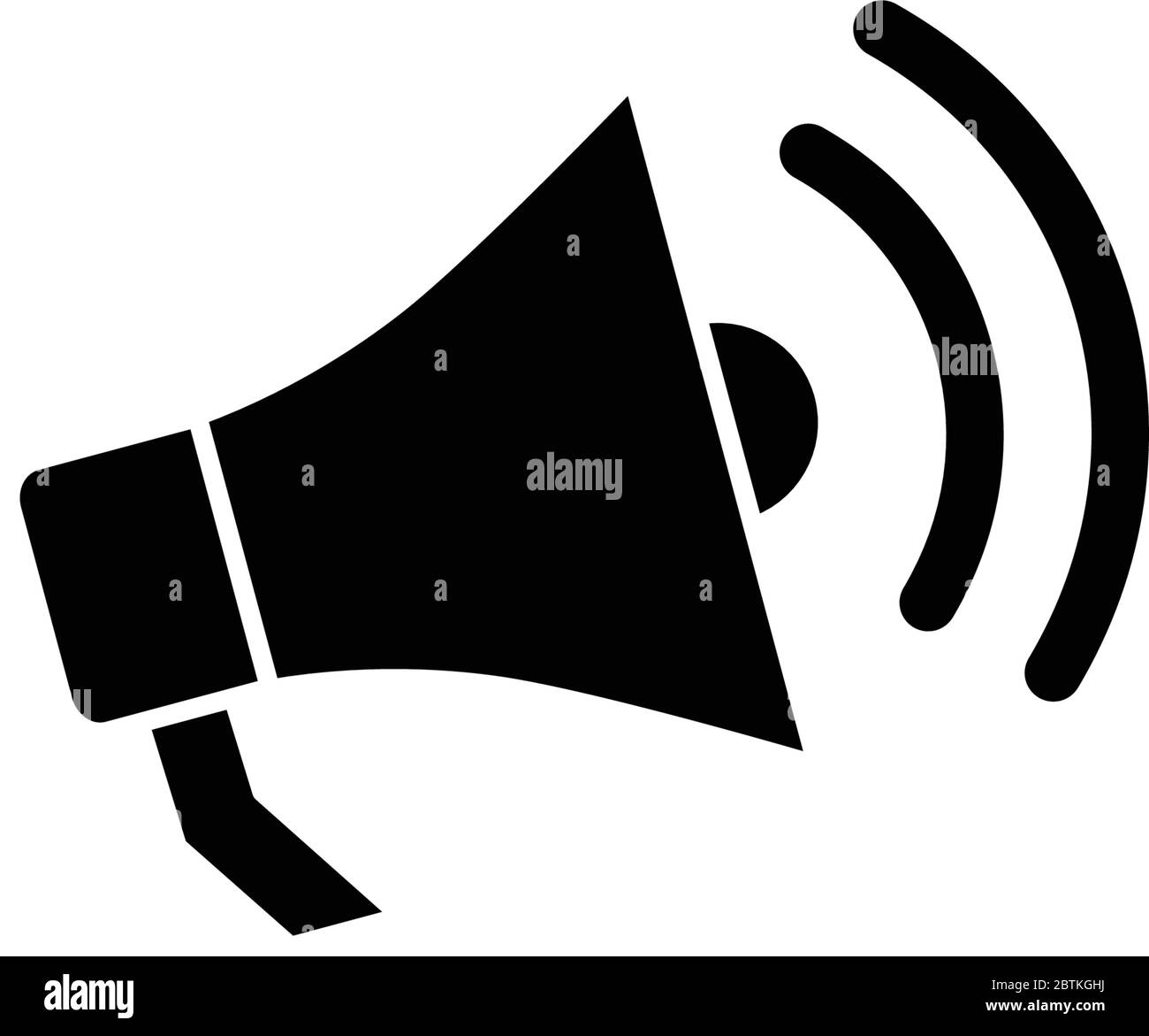 Announcement megaphone bubble speak Stock Vector Images - Alamy