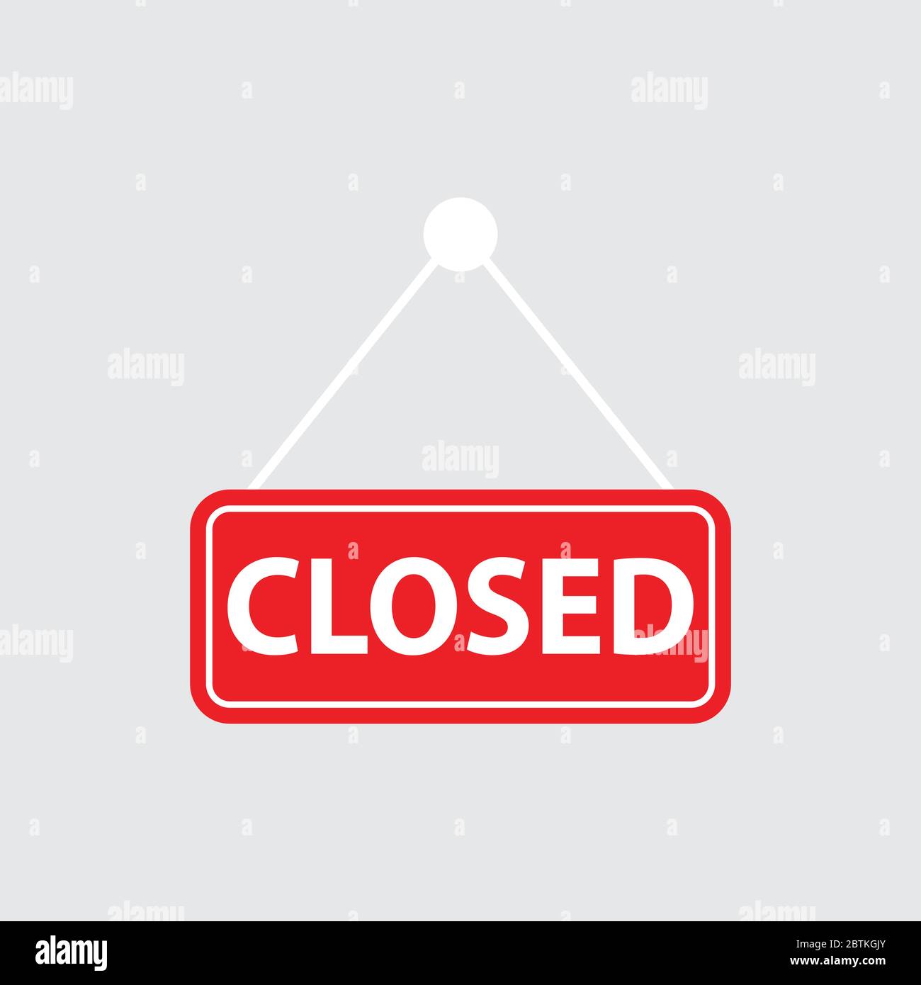 closed icon - vector Illustration Stock Vector Image & Art - Alamy