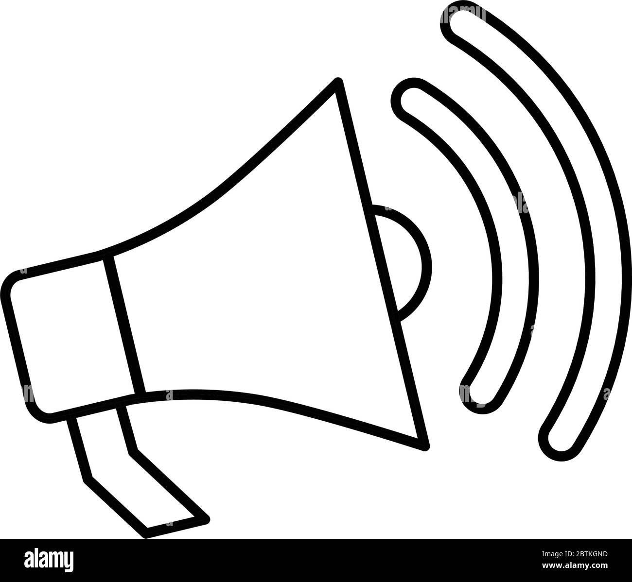 Announcement megaphone bubble speak Stock Vector Images - Alamy