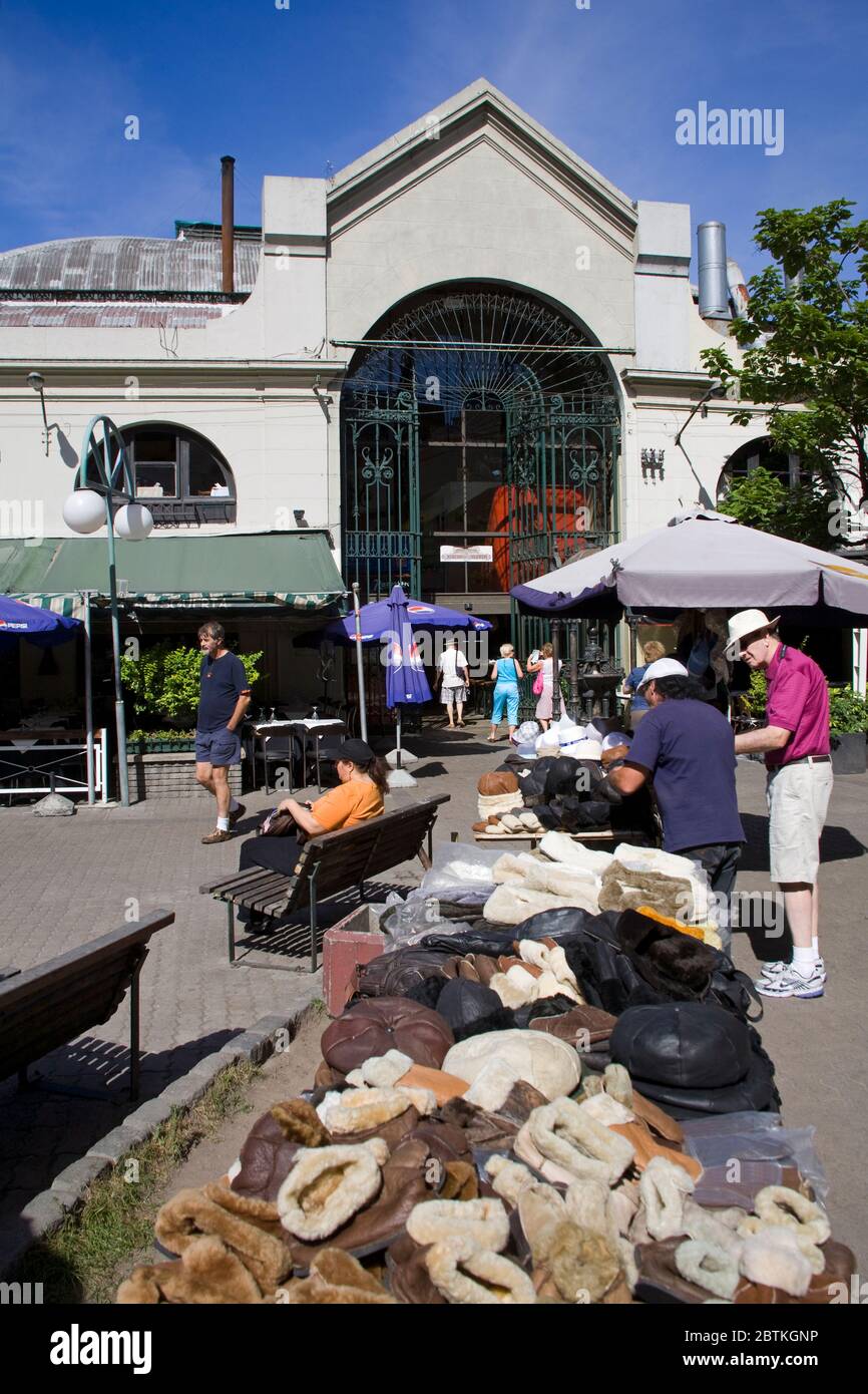 Port Market in Old Town, Montevideo, Uruguay, South America Stock Photo ...
