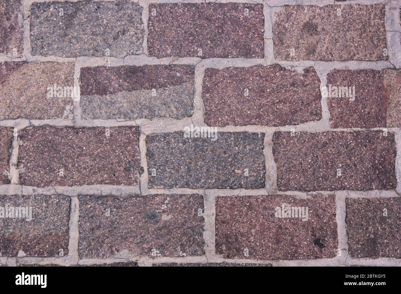 Image of a stone-paved floor with rectangular shapes that form a ...