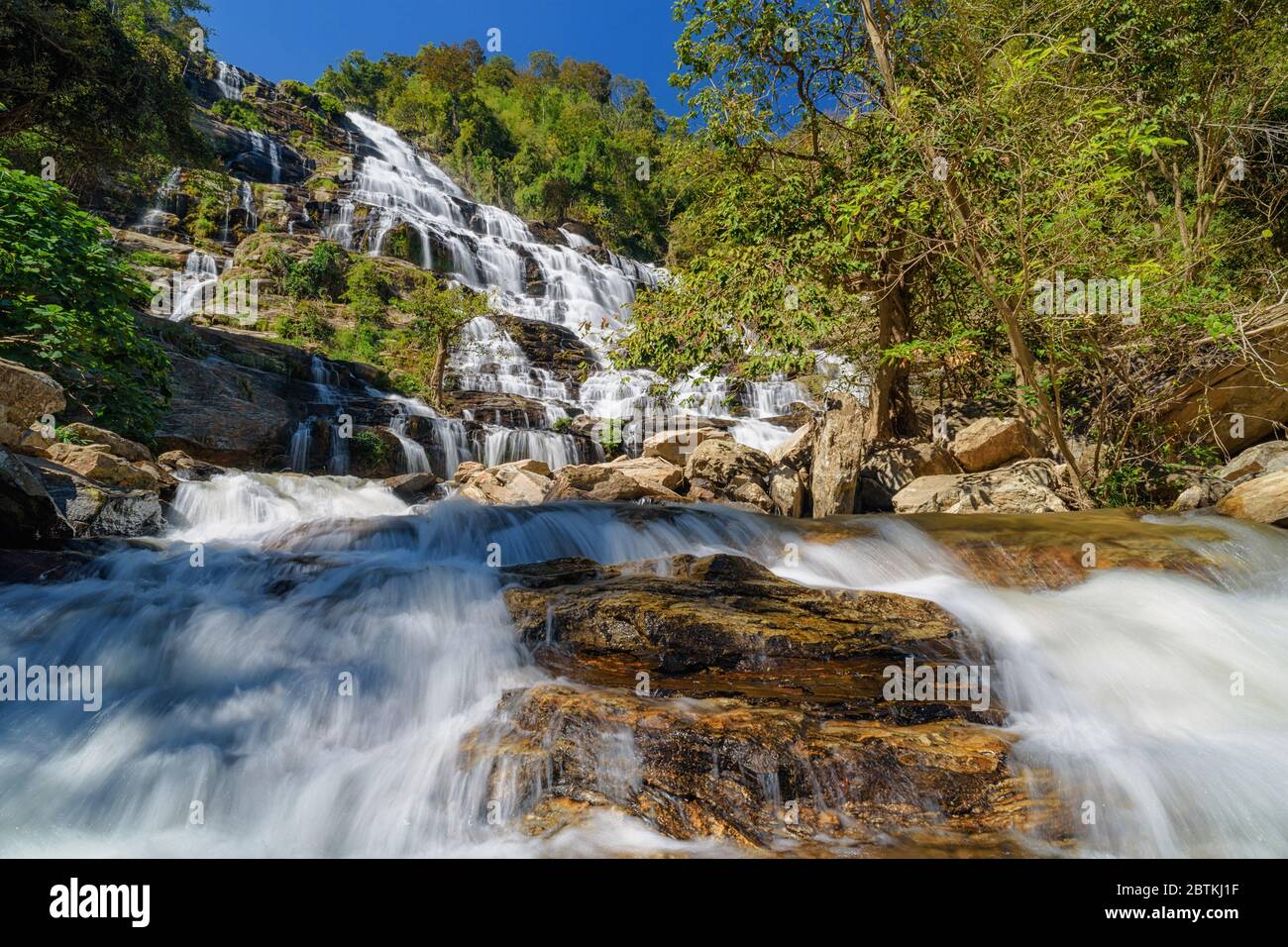 Mae Ya waterfall it beautiful most famous in Doi Inthanon National Park ...