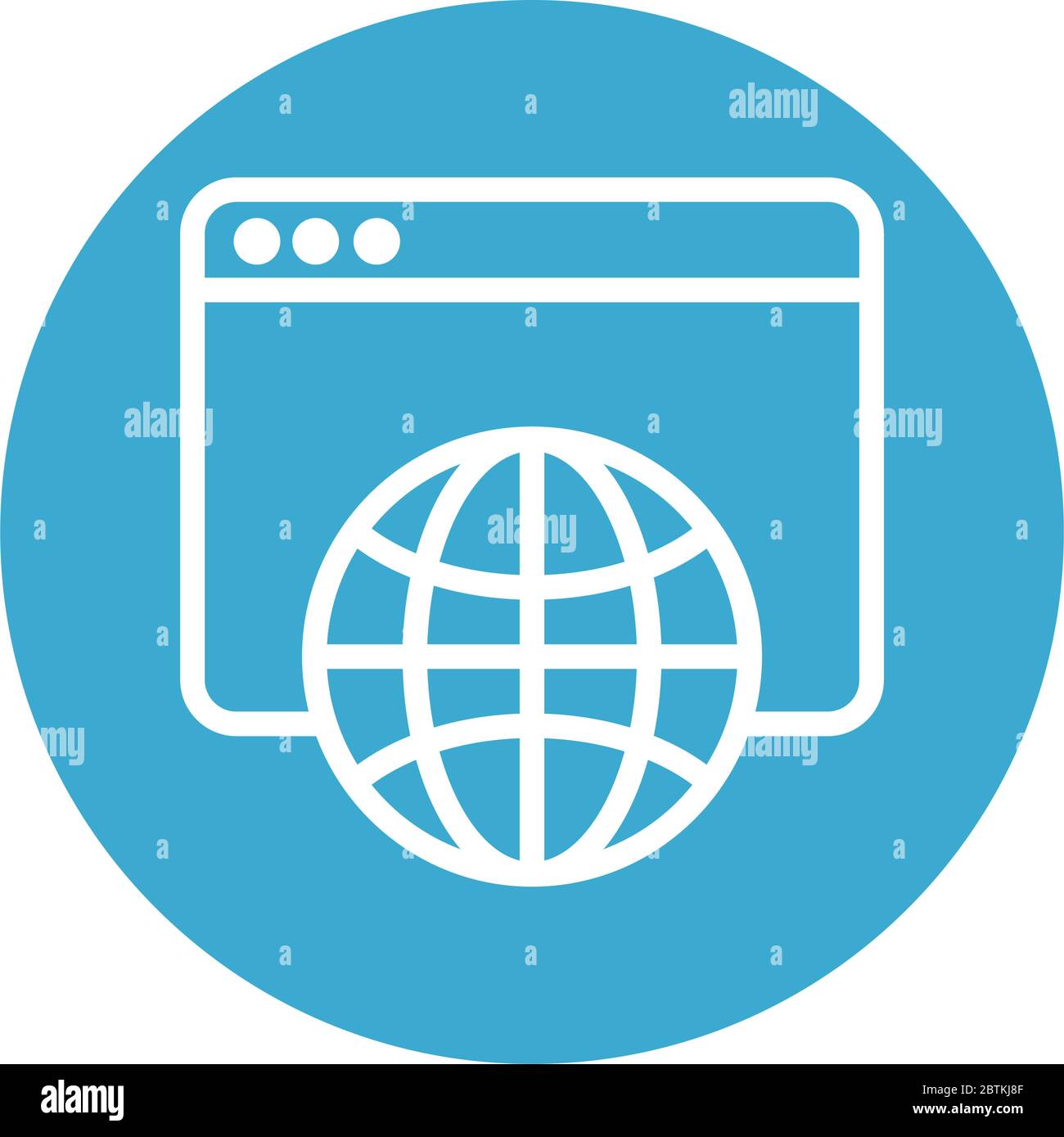 template with sphere browser line style Stock Vector Image & Art - Alamy
