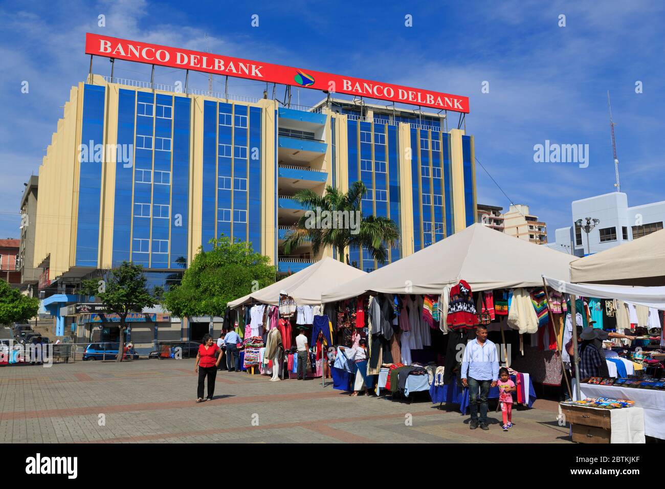 Market, Manta City, Manabi Province, Ecuador, South America Stock Photo ...