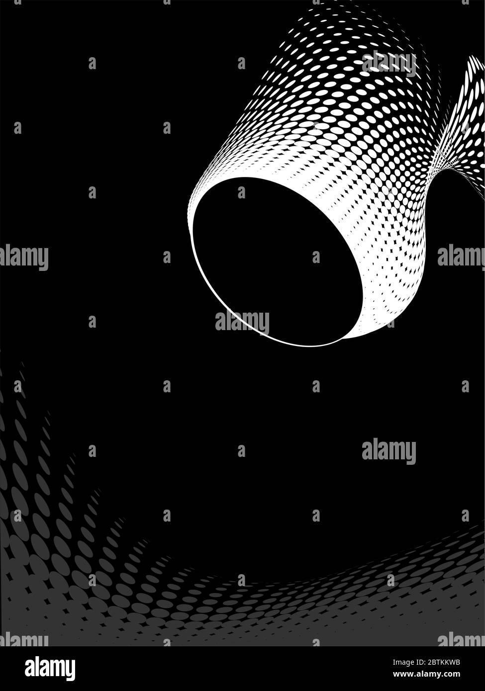 Background Composition, Web Template (Halftone) Vector Art Stock Vector ...