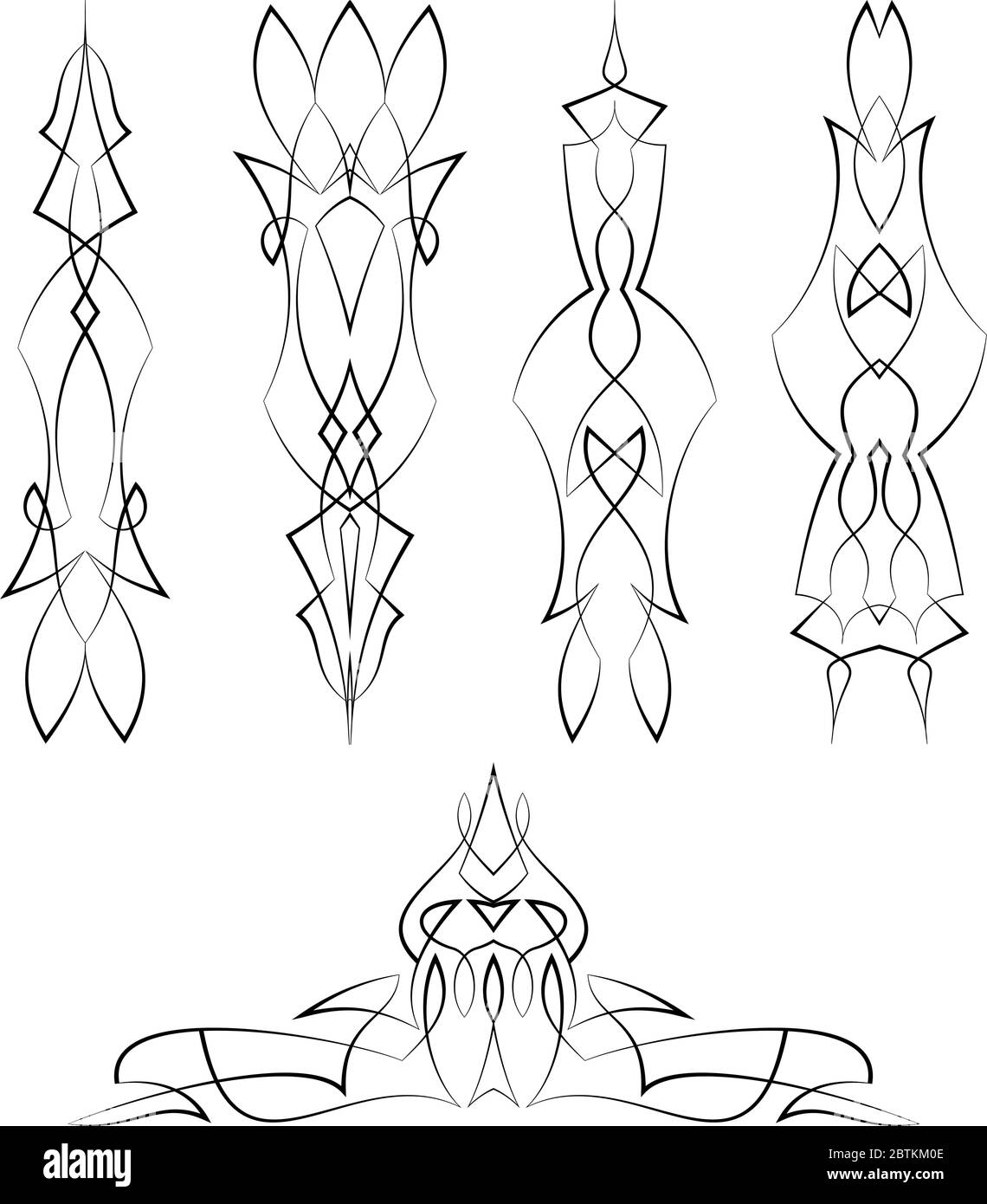 Pinstripe Graphics : Vinyl Ready Vector Art Stock Vector Image & Art ...