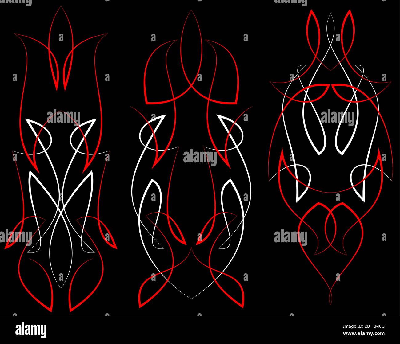 Pinstripe Graphics Corner, Border : Vinyl Ready Vector Art Stock Vector ...