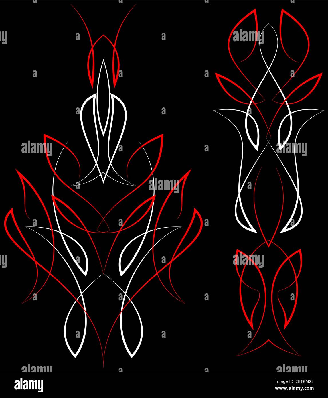 Corner Pinstriping Patterns
