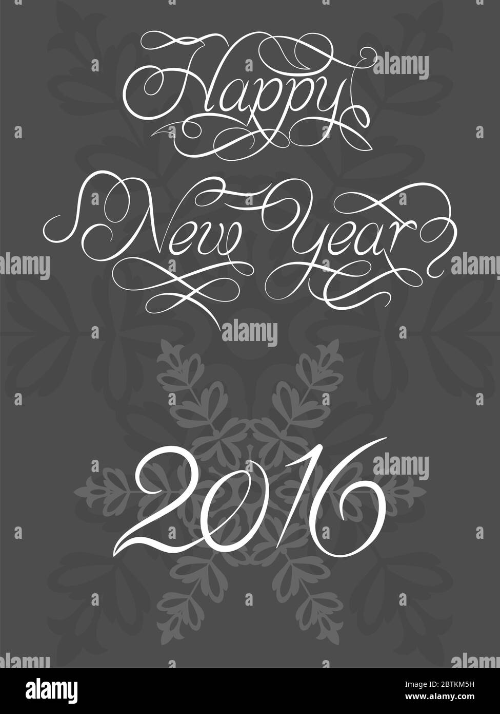 Seasonal calligraphy design Black and White Stock Photos & Images - Alamy