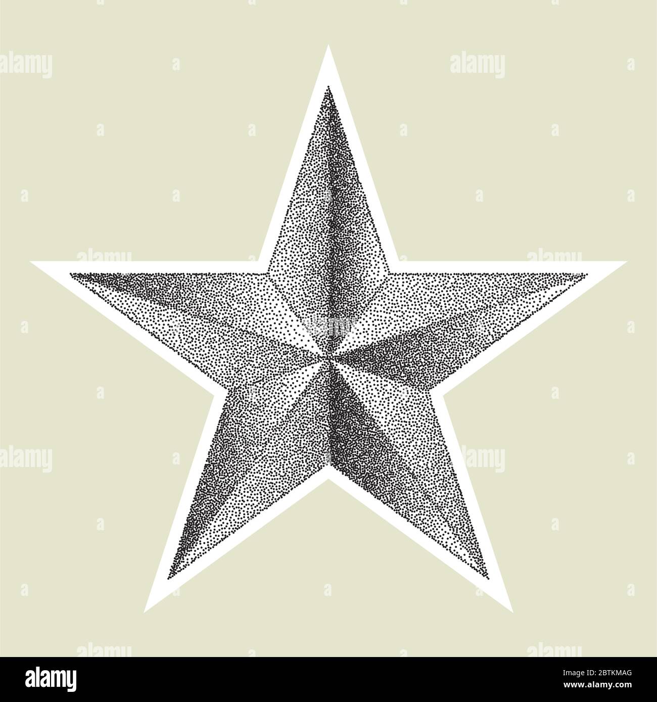 Star Stipple Effect Vector Art Stock Vector Image & Art - Alamy