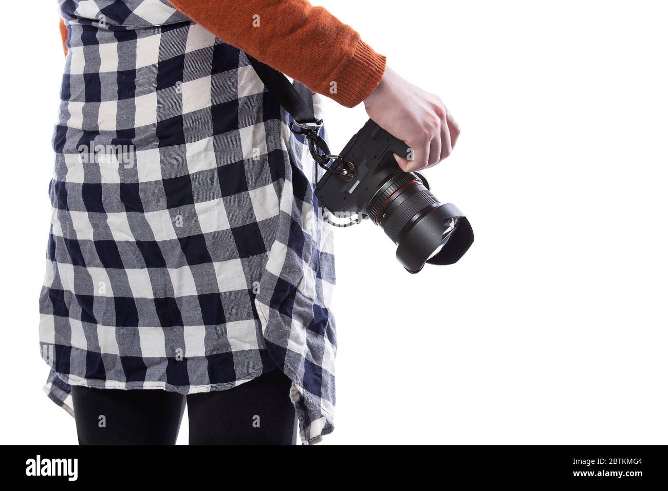 Female photographer photoshoot Cut Out Stock Images & Pictures - Alamy