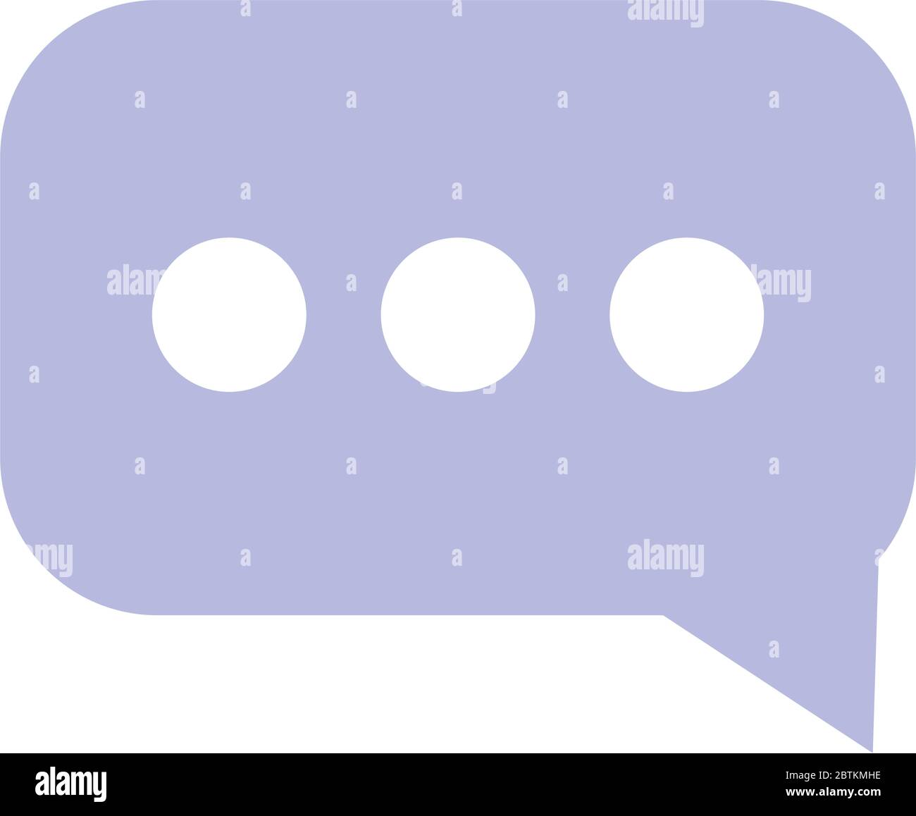 Communication bubble with points design, Message discussion ...