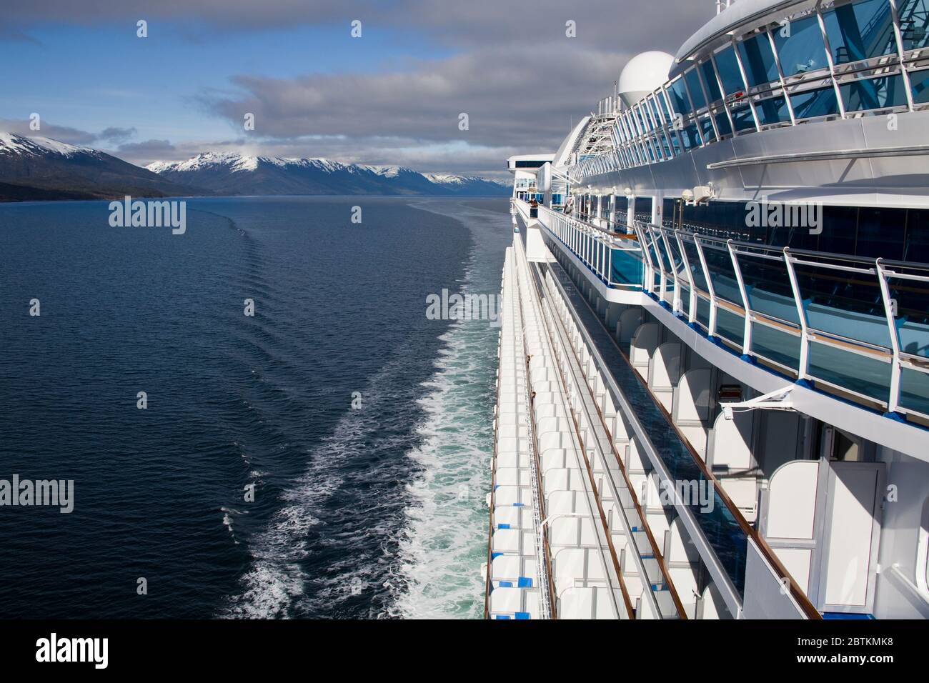 Star Princess cruise ship in the Beagle Channel near Ushuaia, Tierra ...