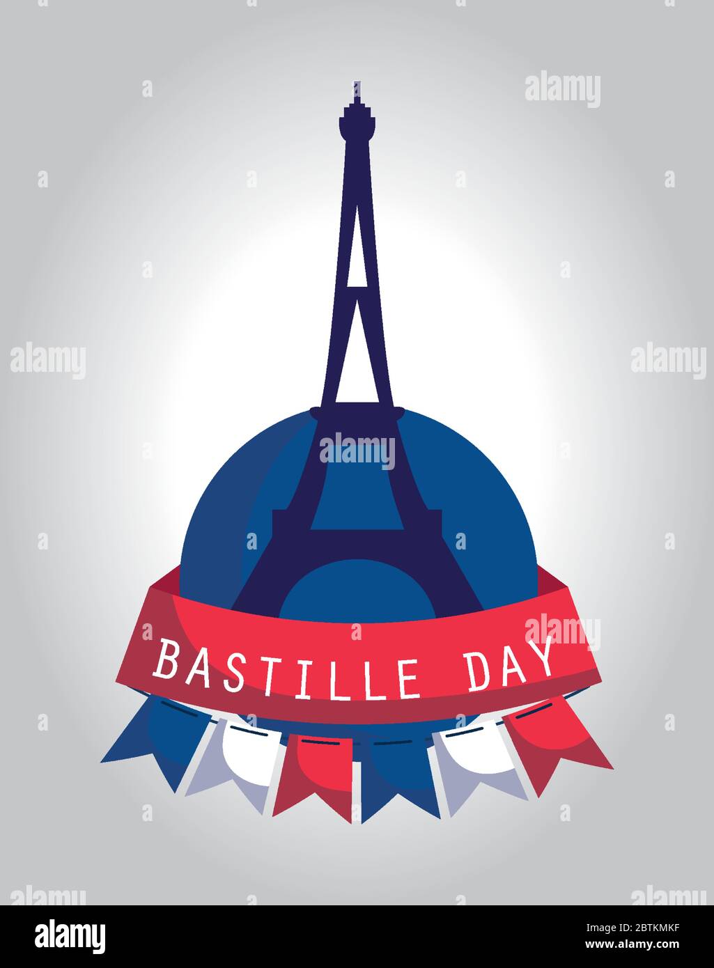 france eiffel tower design, Happy bastille day and french theme Vector ...