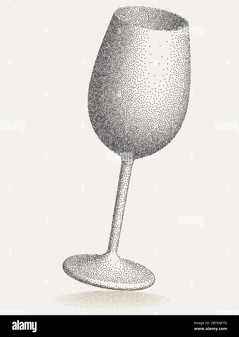 Wine Glass Stipple Effect Vector Art Stock Vector Image & Art - Alamy