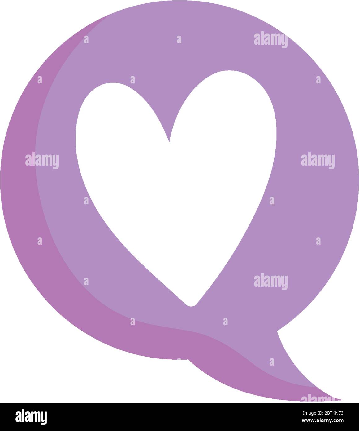 Communication bubble with heart design, Message discussion conversation ...