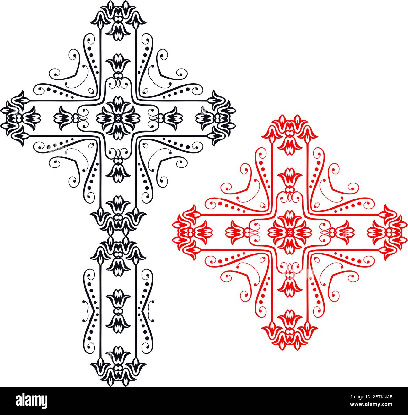 Christian Cross Design Vector Art Stock Vector Image & Art - Alamy