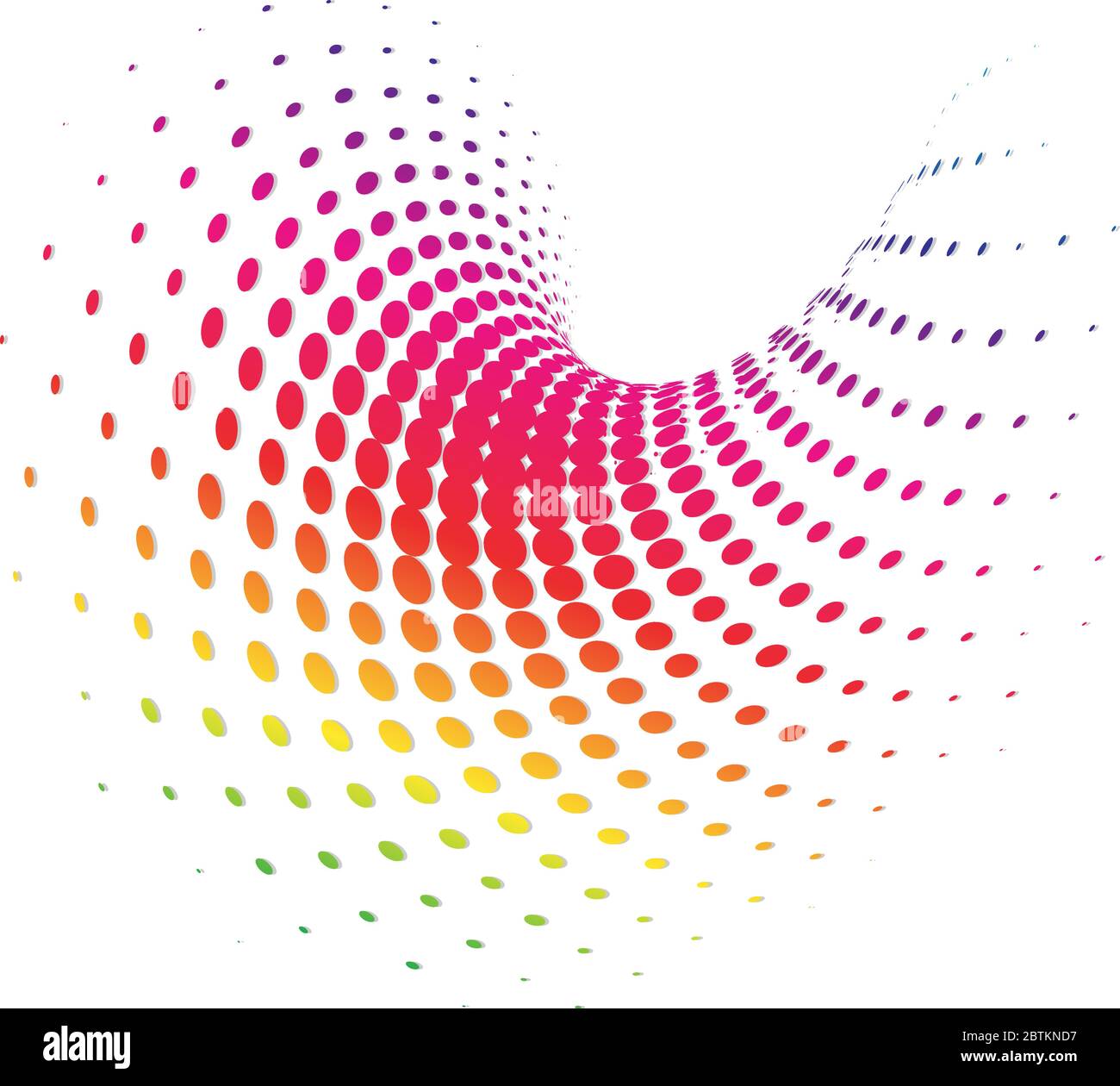 Background Composition Spectrum, Web Template (Halftone Stock Vector ...