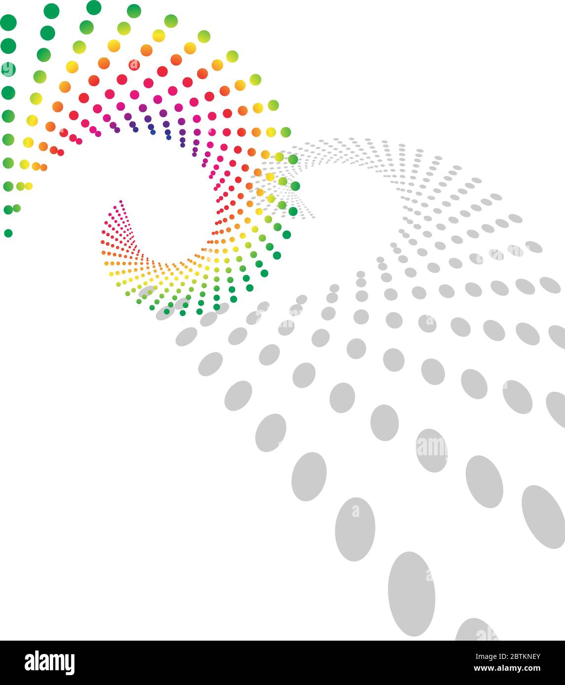 Background Composition Spectrum, Web Template (Halftone Stock Vector ...