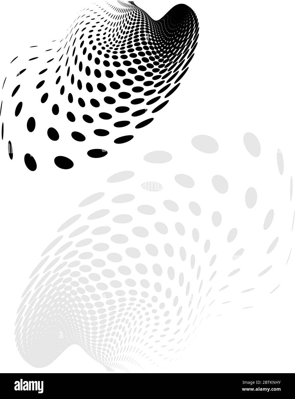 Background Composition, Web Template (Halftone) Vector Art Stock Vector ...