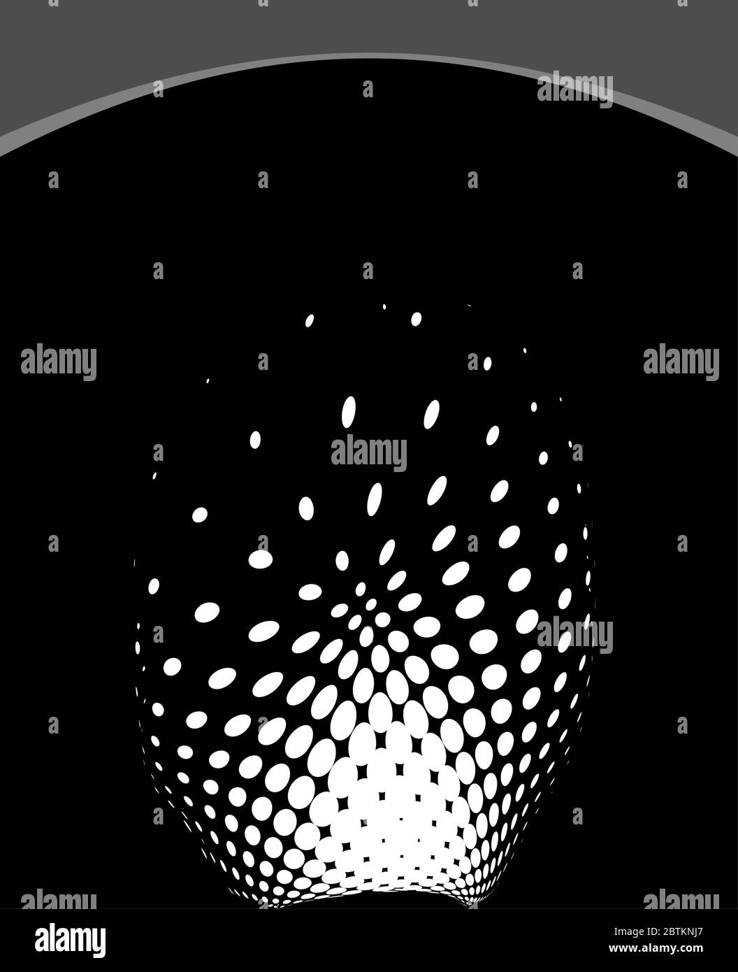 Background Composition, Web Template (Halftone) Vector Art Stock Vector ...