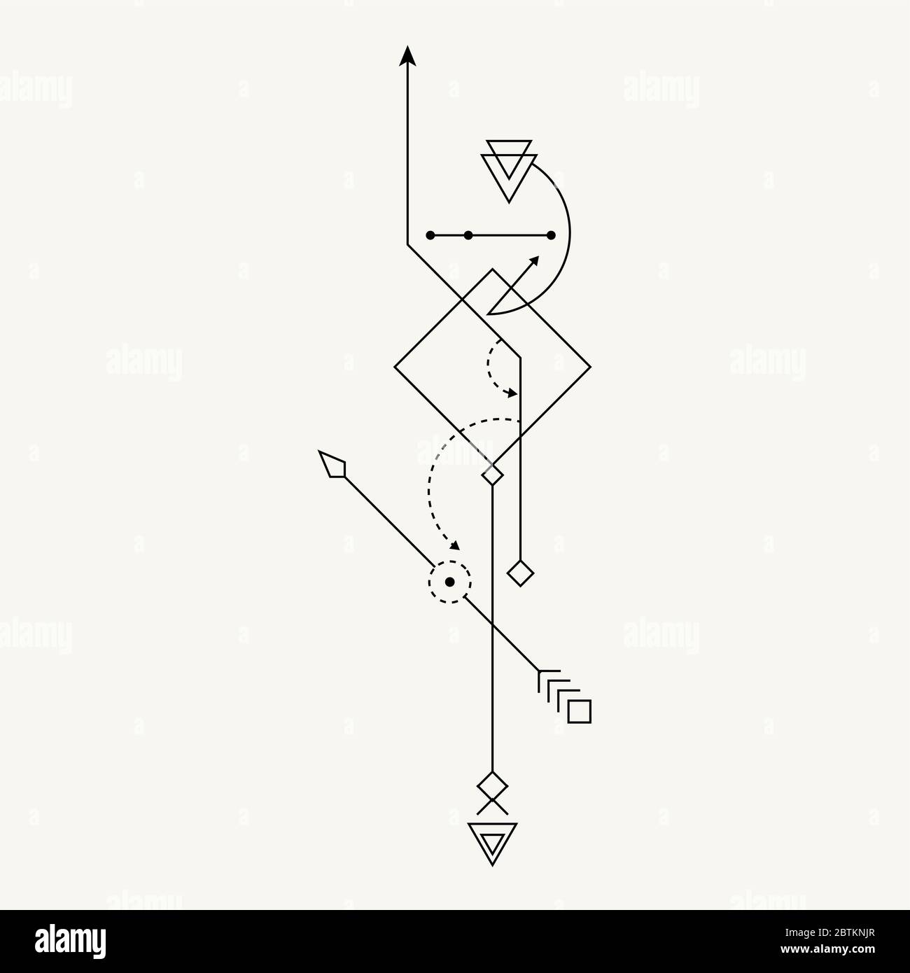 Line Dot Tattoo Vector Art Stock Vector Image & Art - Alamy