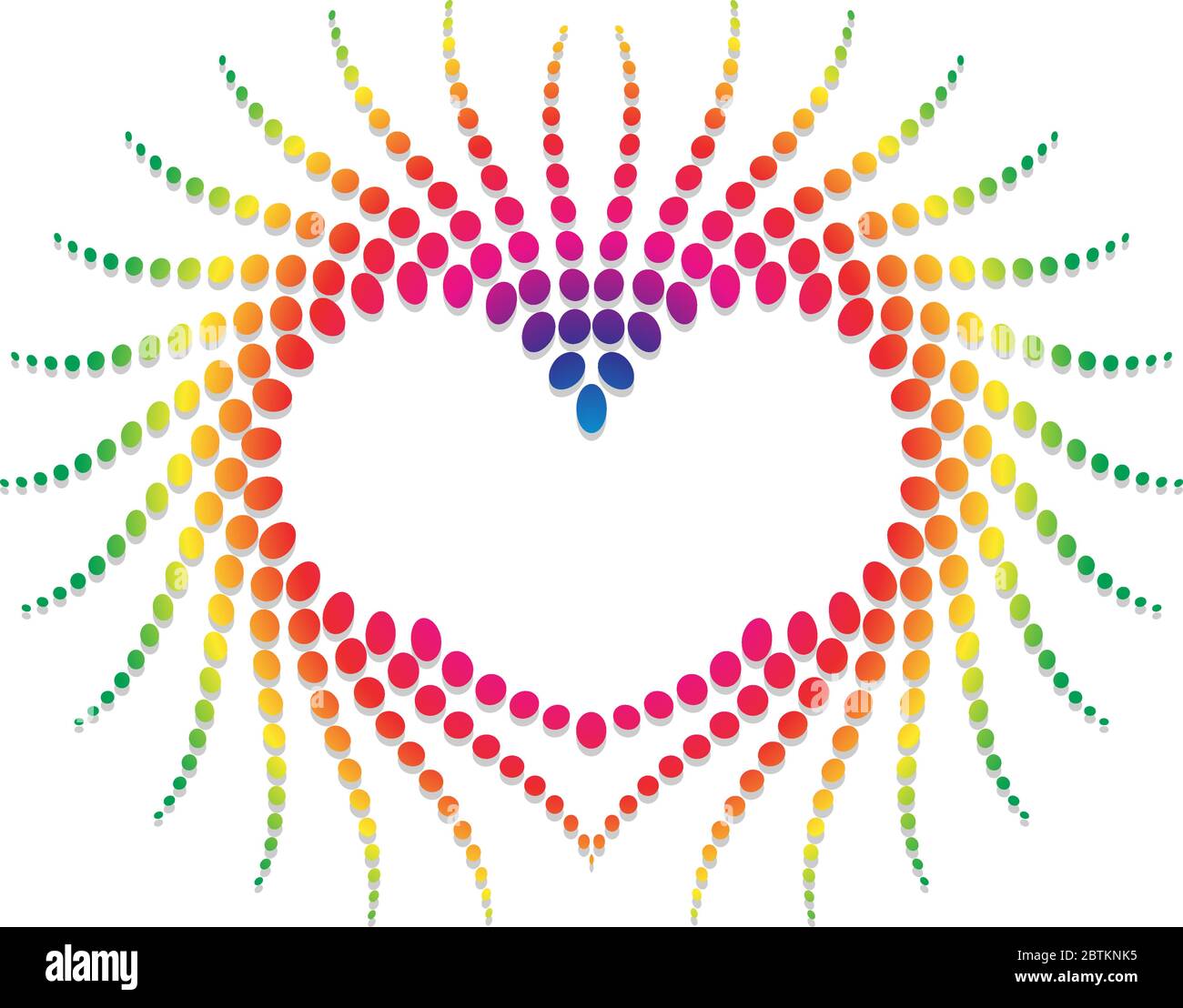 Background Composition Spectrum, Web Template (Halftone Stock Vector ...