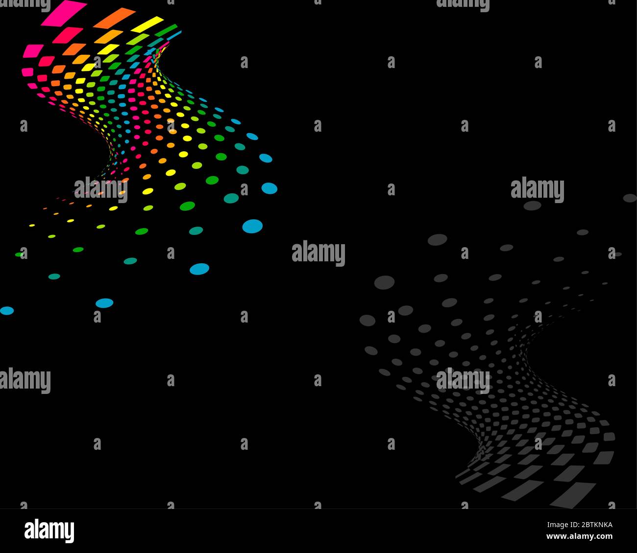 Background Composition Spectrum, Web Template (Halftone Stock Vector ...
