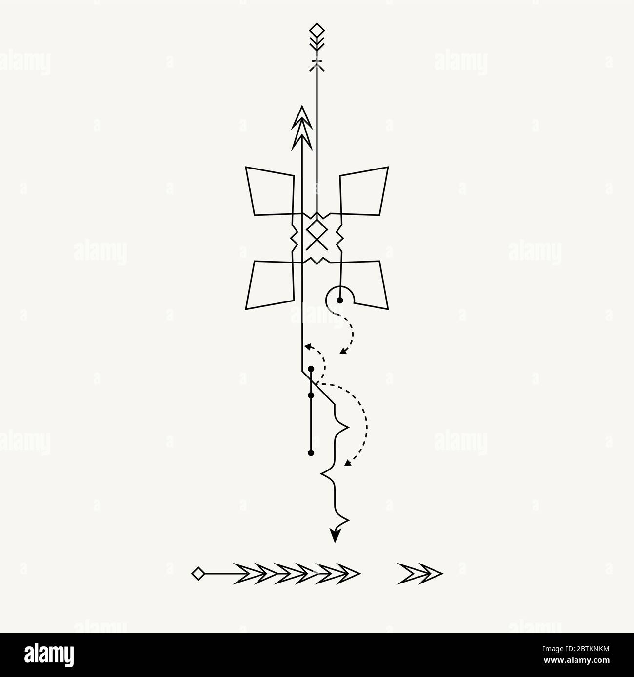 Line Dot Tattoo Vector Art Stock Vector Image & Art - Alamy