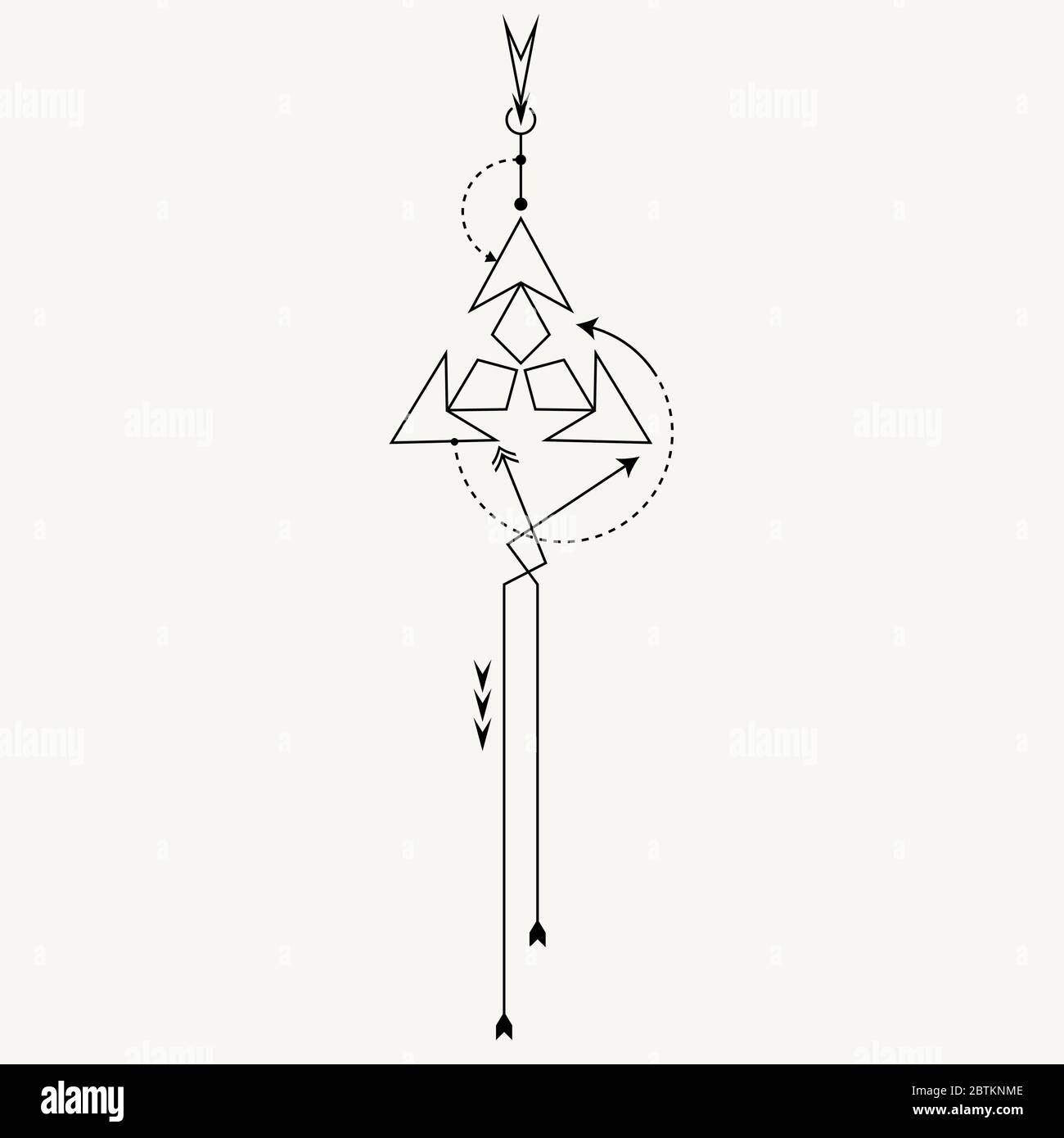 Line Dot Tattoo Vector Art Stock Vector Image & Art - Alamy