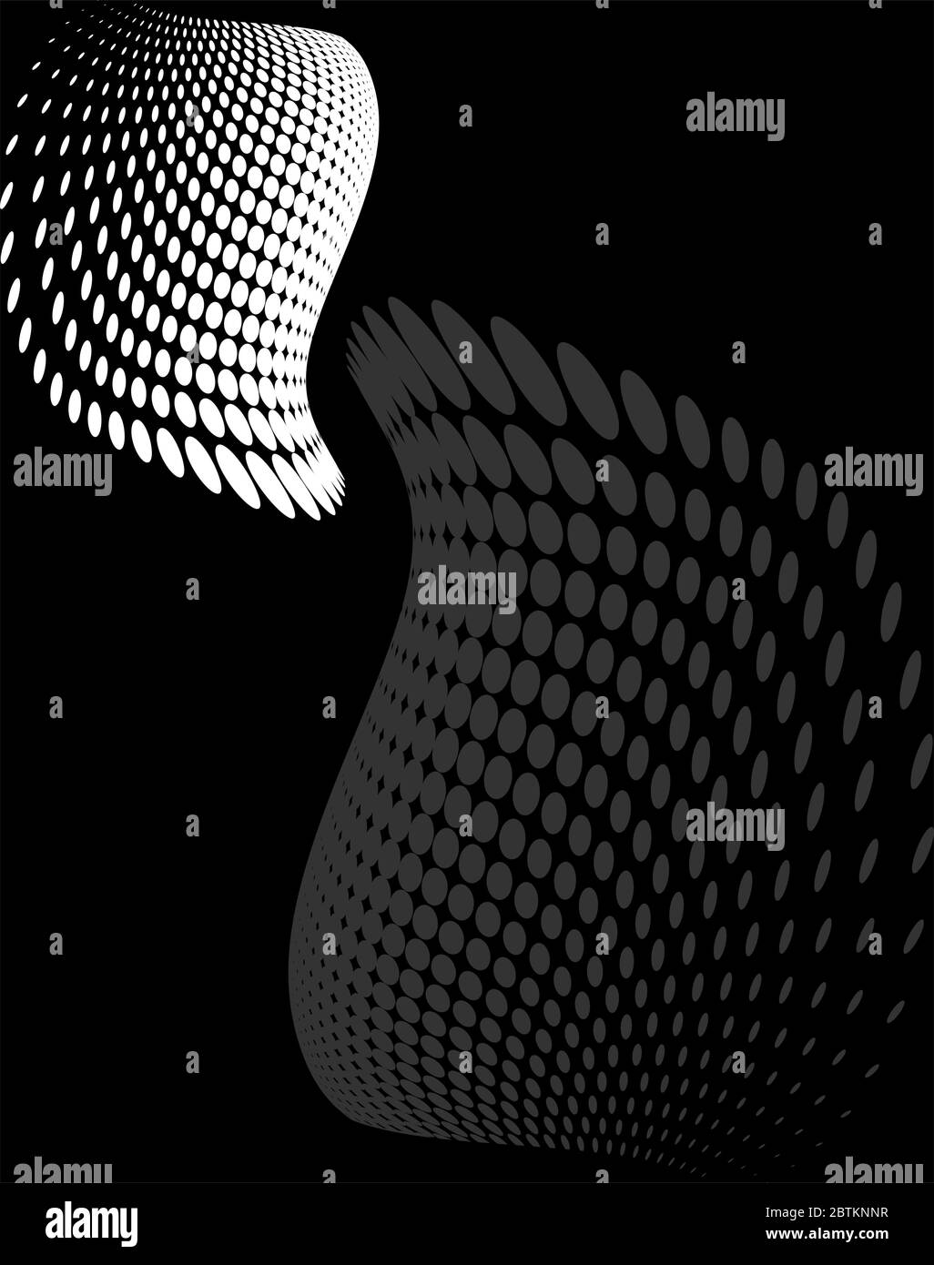 Background Composition, Web Template (Halftone) Vector Art Stock Vector ...
