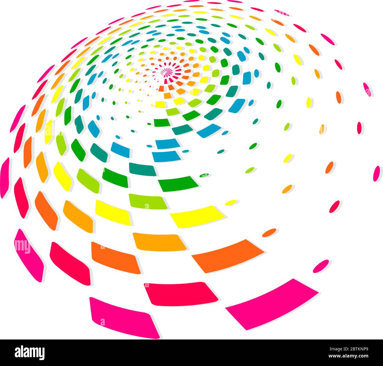 Background Composition Spectrum, Web Template (Halftone Stock Vector ...