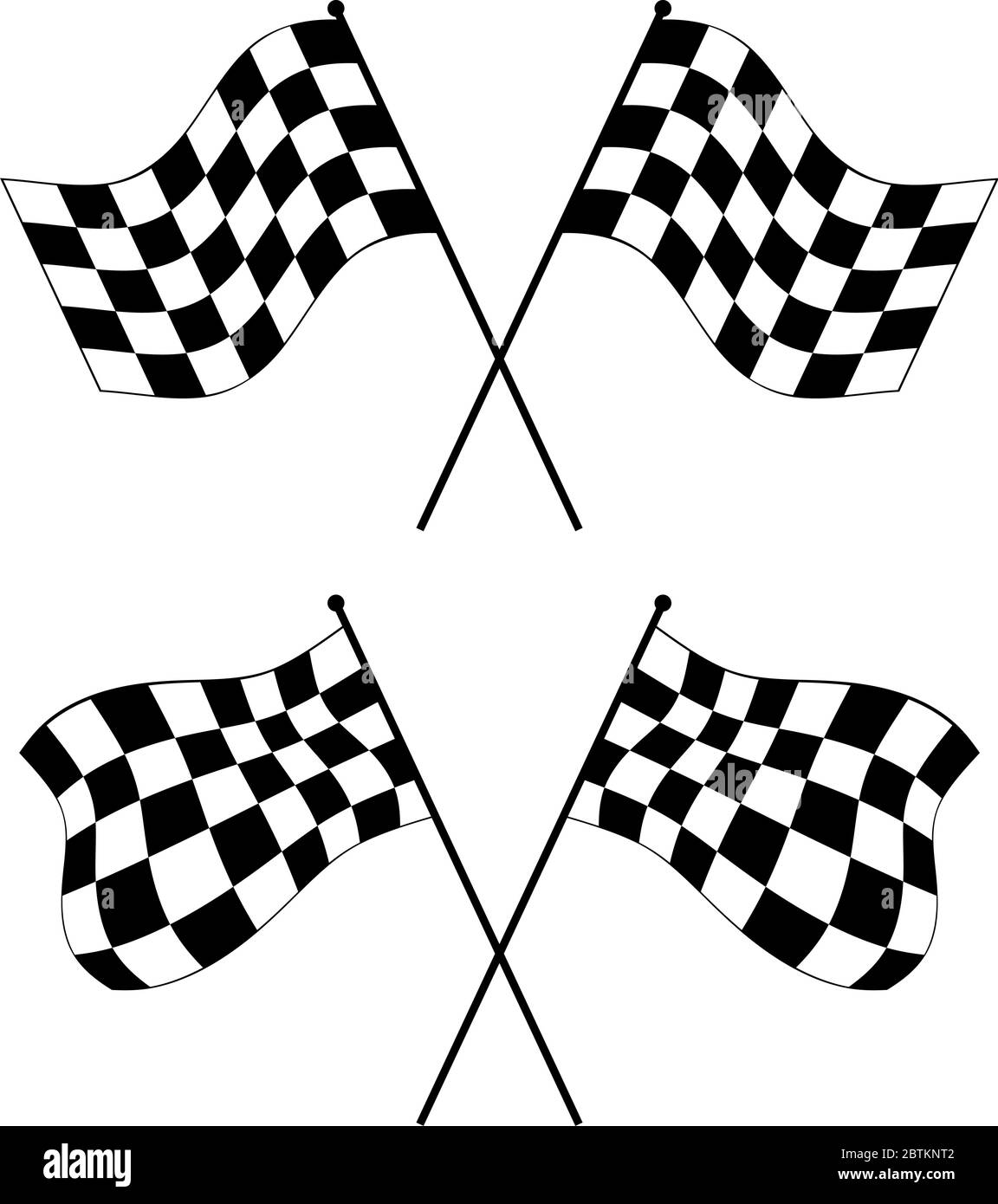 Race Flag Various Designs, Vinyl Ready Vector Illustration Stock Vector ...