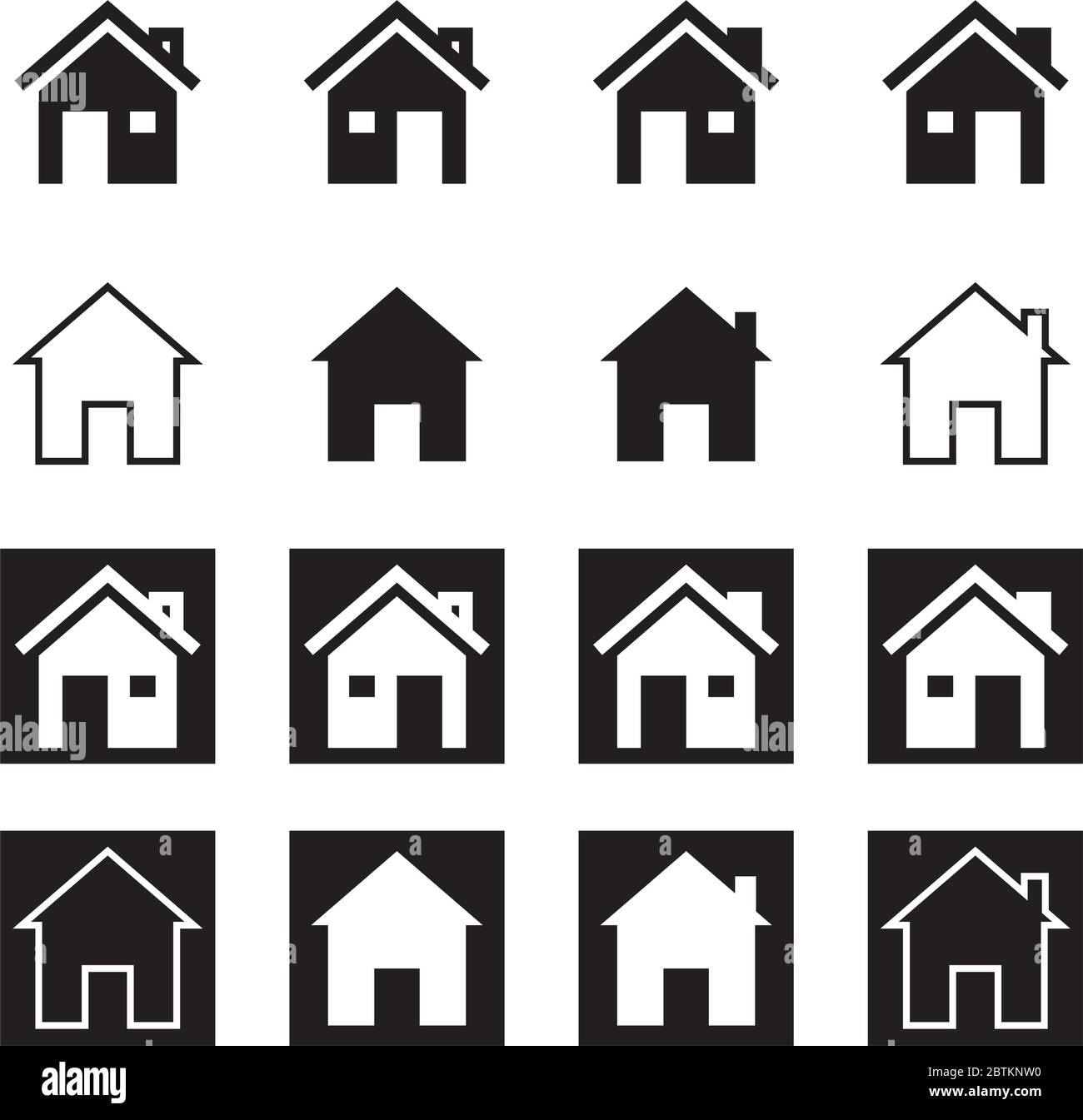Home Icon Symbol Vector Illustration Stock Vector Image & Art - Alamy