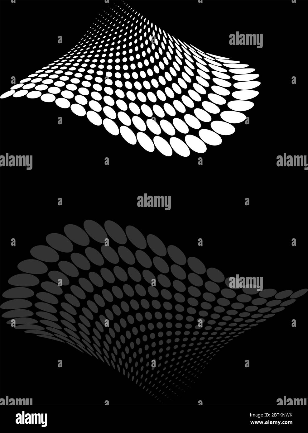 Background Composition, Web Template (Halftone) Vector Art Stock Vector ...