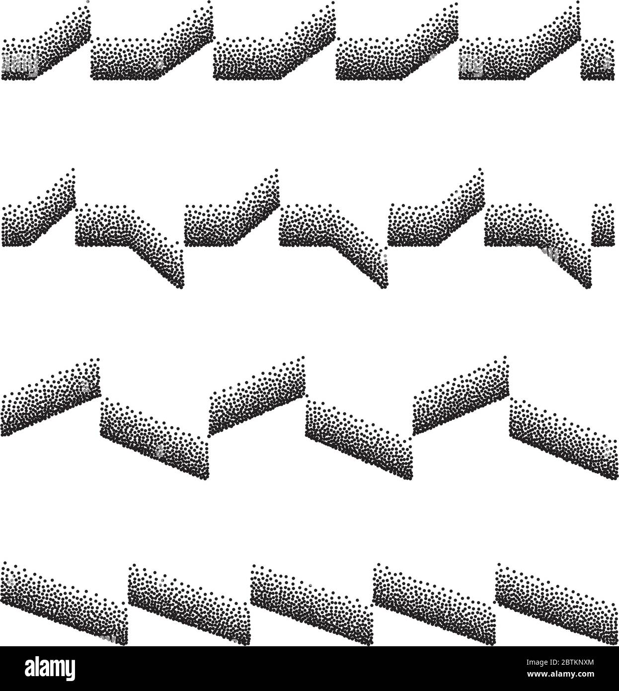 Lines Mix Stipple Effect Vector Illustration Stock Vector Image & Art ...