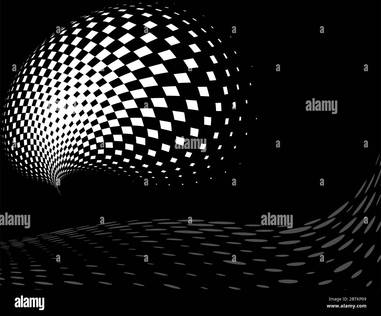 Background Composition, Web Template (Halftone) Vector Art Stock Vector ...