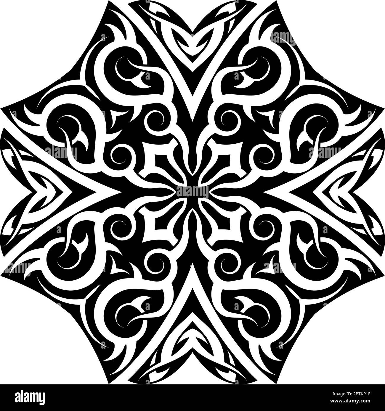 Tribal Tattoo Design Vector Art Stock Vector Image & Art - Alamy
