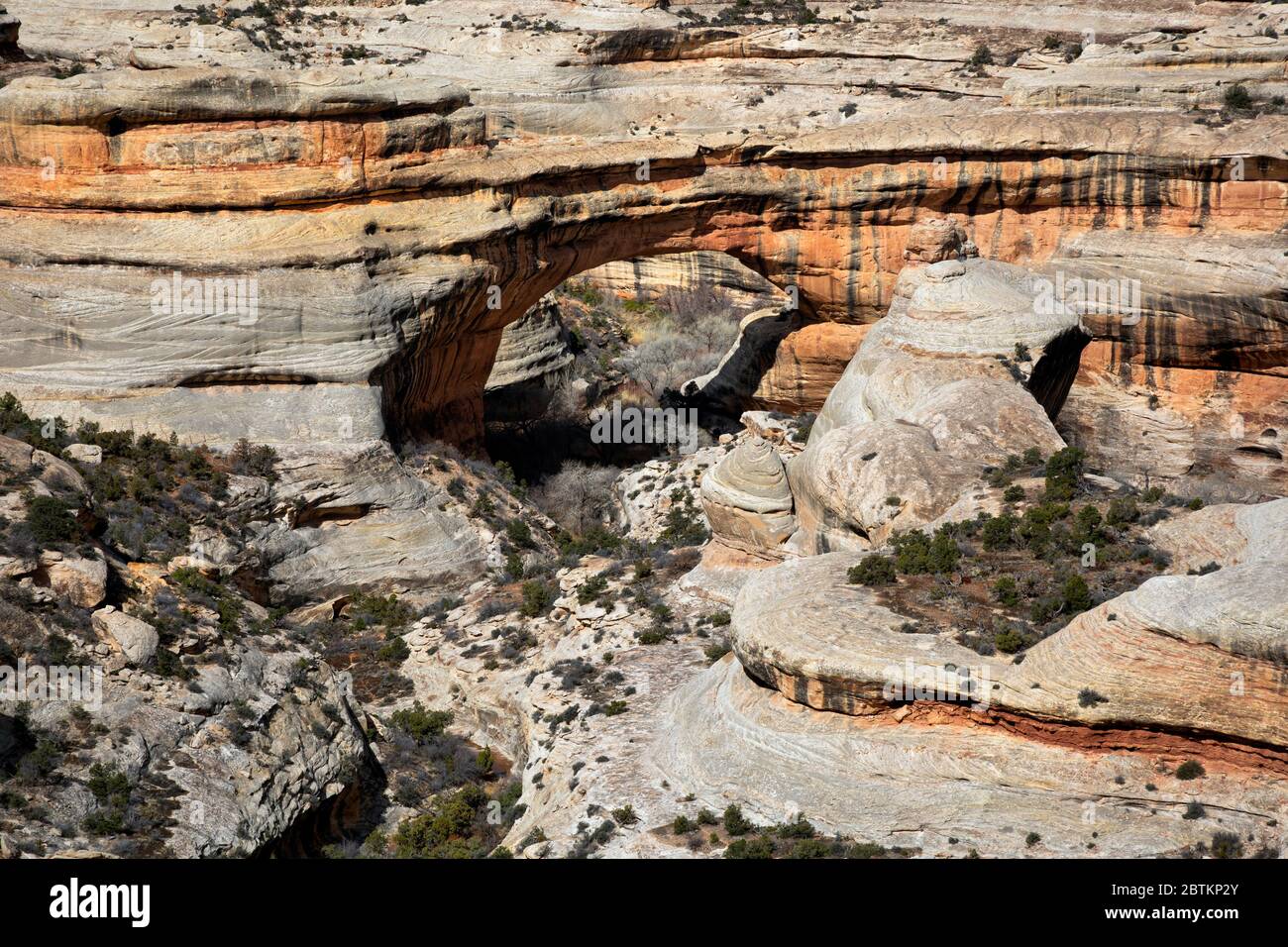 UT00635-00...UTAH - Sipapu Bridge, second largest bridge in the world ...